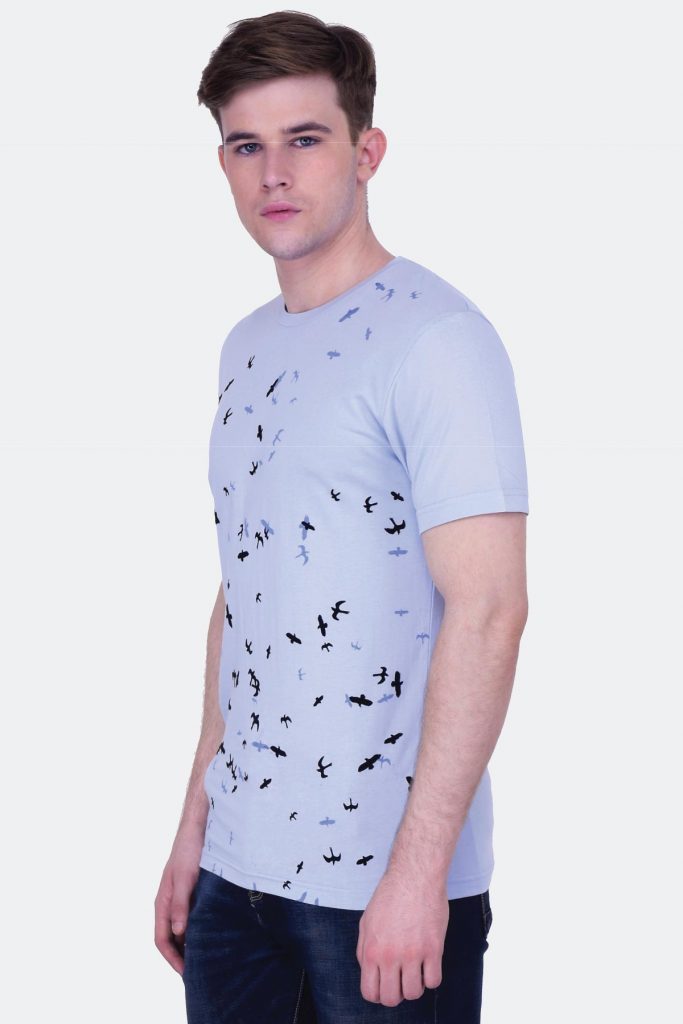 Flock Front Print T-Shirt - Quontico
